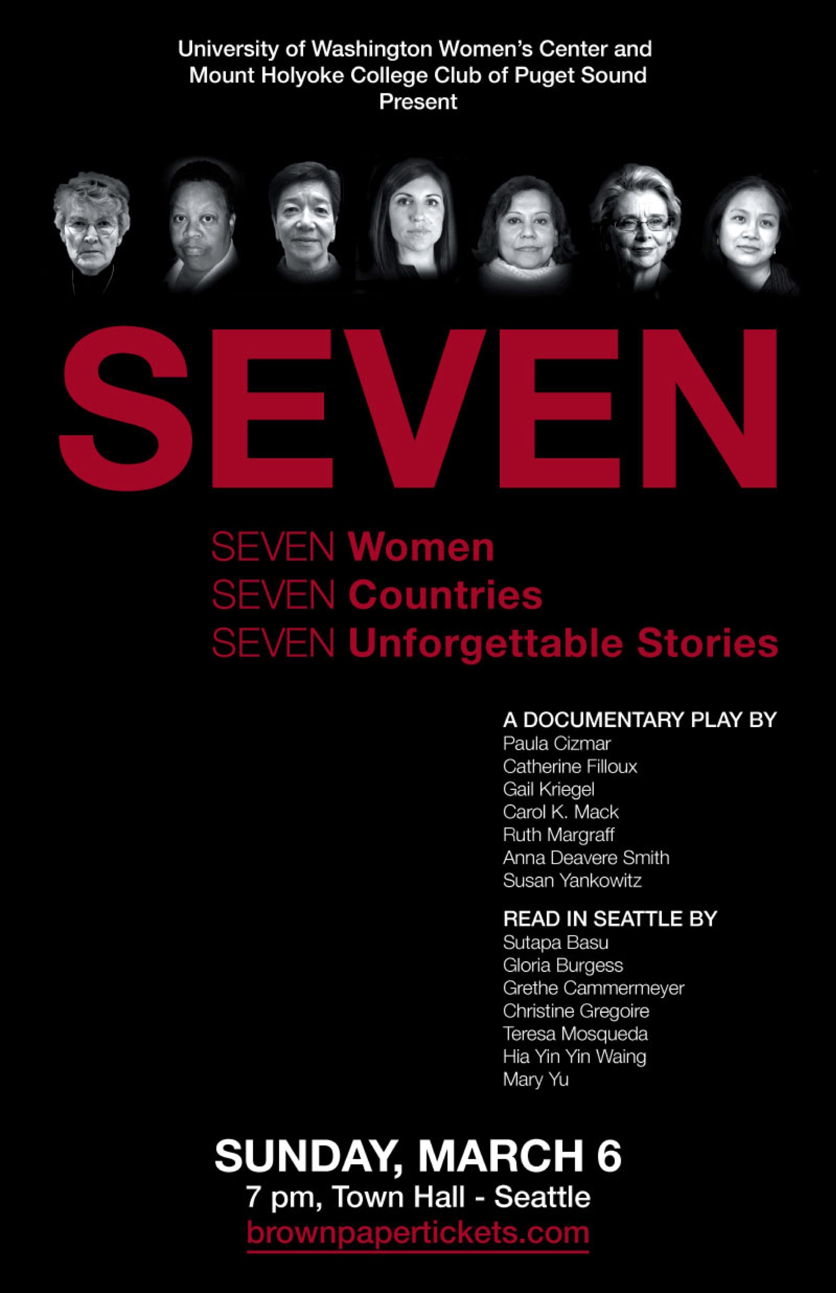 SEVEN in Seattle | SEVEN – a documentary play